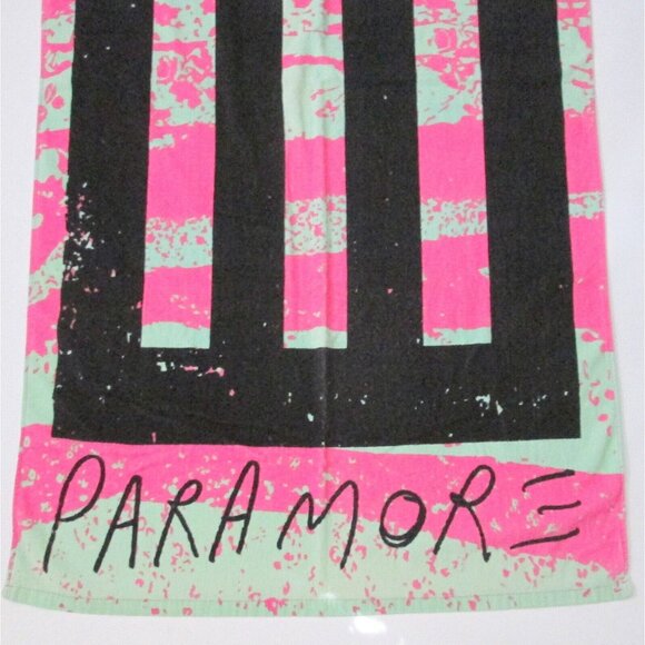 Paramore | Bath | Paramore Three Bars Beach Towel 8s Style Fluorescent ...